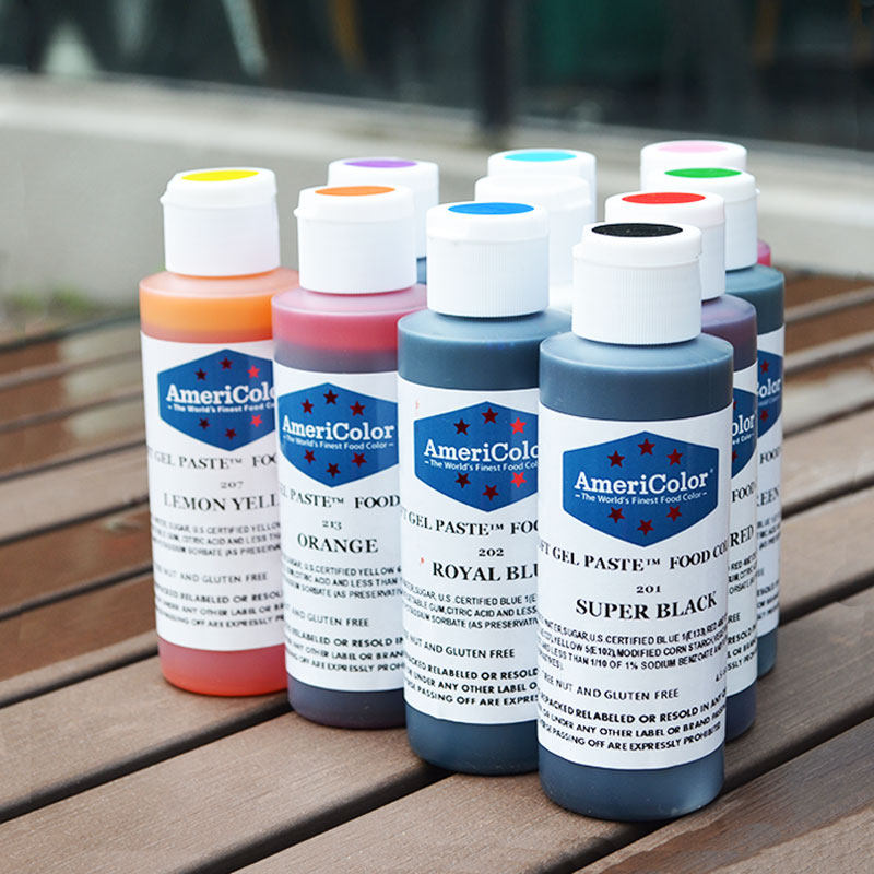 临期特价】ac色素美国Americolor烘焙食用蛋糕奶油可实用裱花红色_虎窝淘