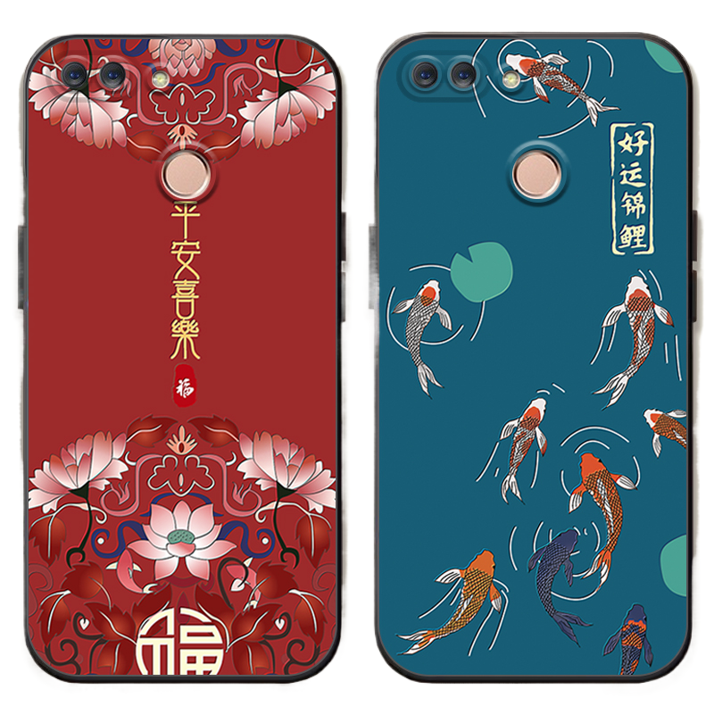 华为荣耀9i手机壳中国风LLD-AL20 al30国潮男女honor 9i手机套防摔软胶荣耀九保护外壳宫廷复古全包情侣卡通_虎窝淘