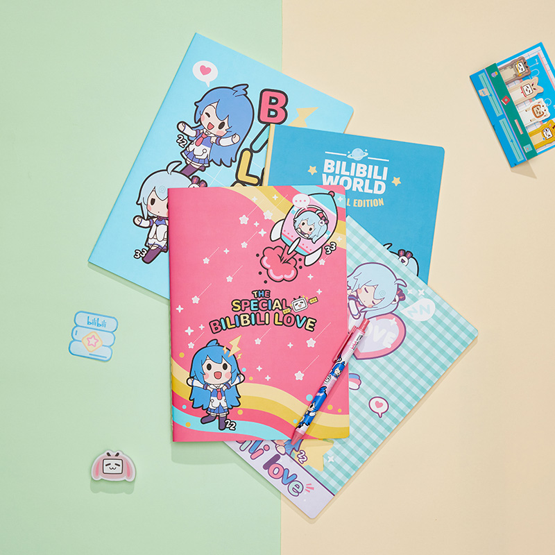 bilibili哔哩哔哩小电视2233车线本B站正版动漫周边A5笔记本B5_虎窝淘