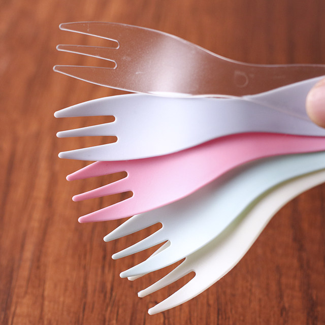 Disposable cake fork plastic fork birthday cake fork fruit fork ...