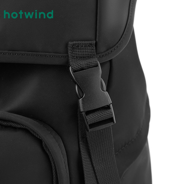 Hot Wind 2025 New Men's Flinking Simple Nylon Backpack Business Large ...