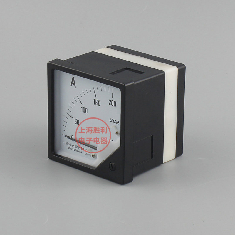 指针式直流电流表6C2-A 1A 5A 10A 50A 100A 150A 200A 80*80mm_虎窝淘