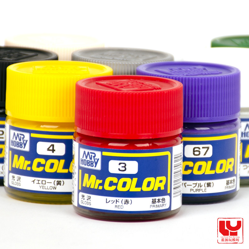 高达漆郡士MR.COLOR模型油漆硝基漆手办粘土上色涂料 C74-116_虎窝淘