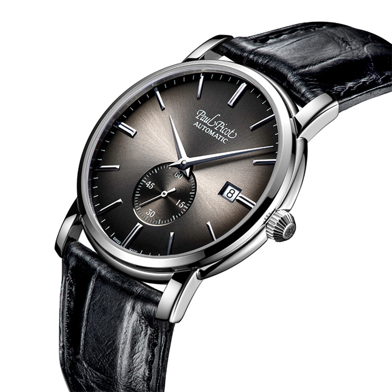 瑞士柏高Paul Picot黑洞概念腕表 P3755.SG.1021.8601机械男表_虎窝淘