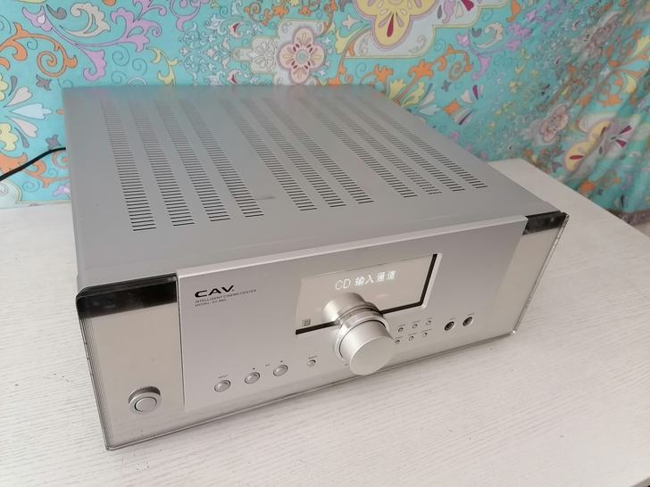 原装二手丽声 CAV AV860功放机大功率K歌带均衡屏幕显示5.1声道_虎窝淘