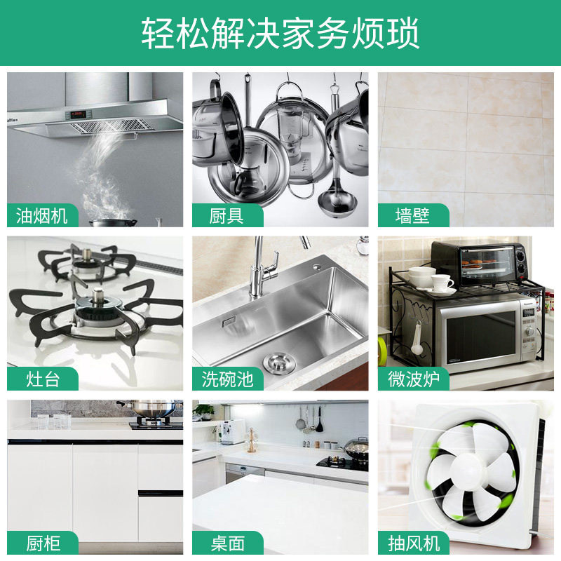 日本进口花王强力泡沫厨房油污清洁剂400ml分解顽固油垢污垢喷雾_虎窝淘