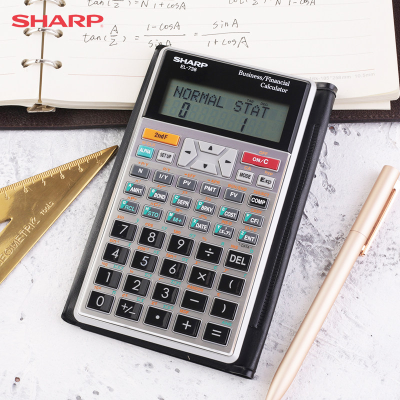 SHARP/夏普EL-738金融专用考试计算器澳洲留学学生财务会计推荐_虎窝淘