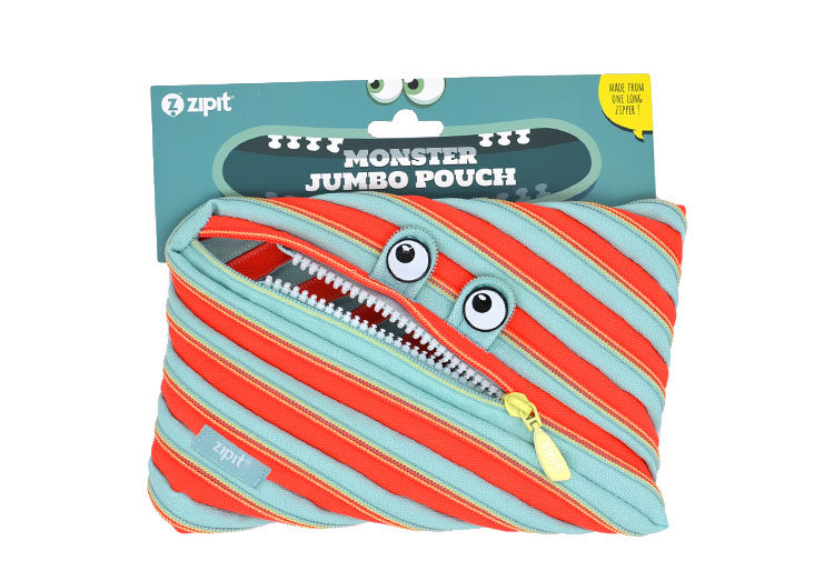 新正品ZIPIT玫青相间化妆包拉链包充电宝笔袋手机收纳包创意礼物L_虎窝淘