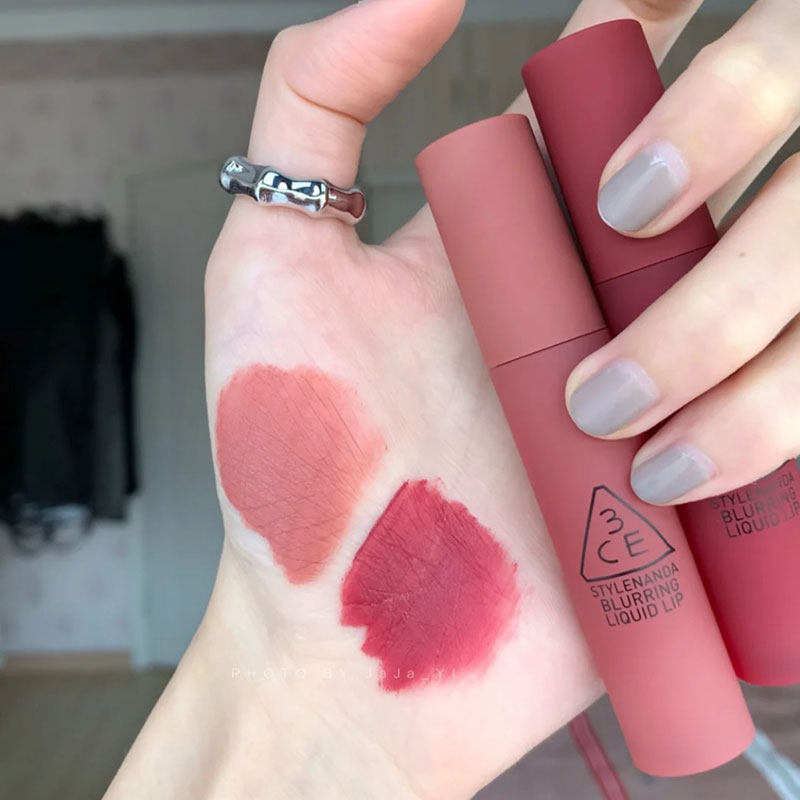 现货韩国3CE新品慕斯水唇釉bearberry丝绒雾面哑光口红start now_虎窝淘