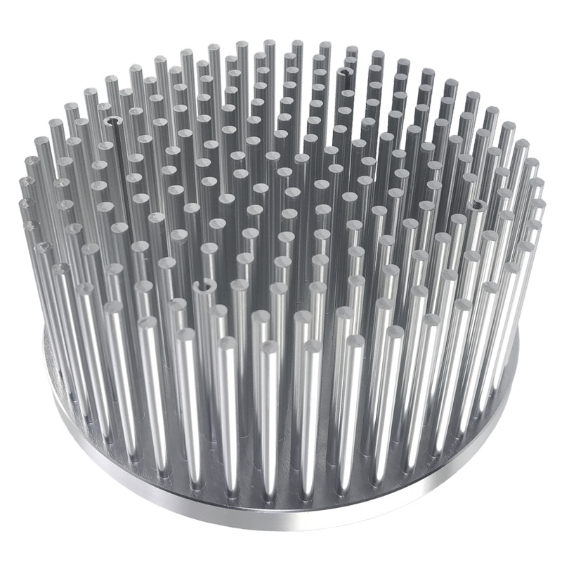 160*70本色阳极圆形冷锻散热器 100W LED/设备散热片东莞工厂_虎窝淘