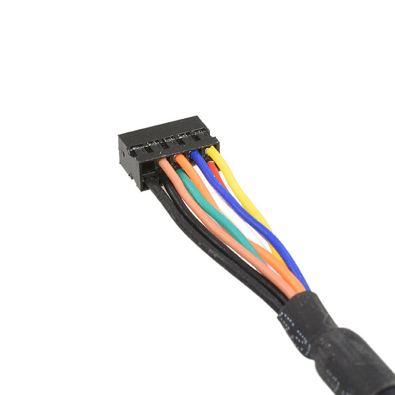 主板5P/10P母对母杜邦2.0间距USB插针10针孔对孔延长线杜邦2.0mm间距双排杜邦端子10pin用ITX工控主板屏蔽线_虎窝淘