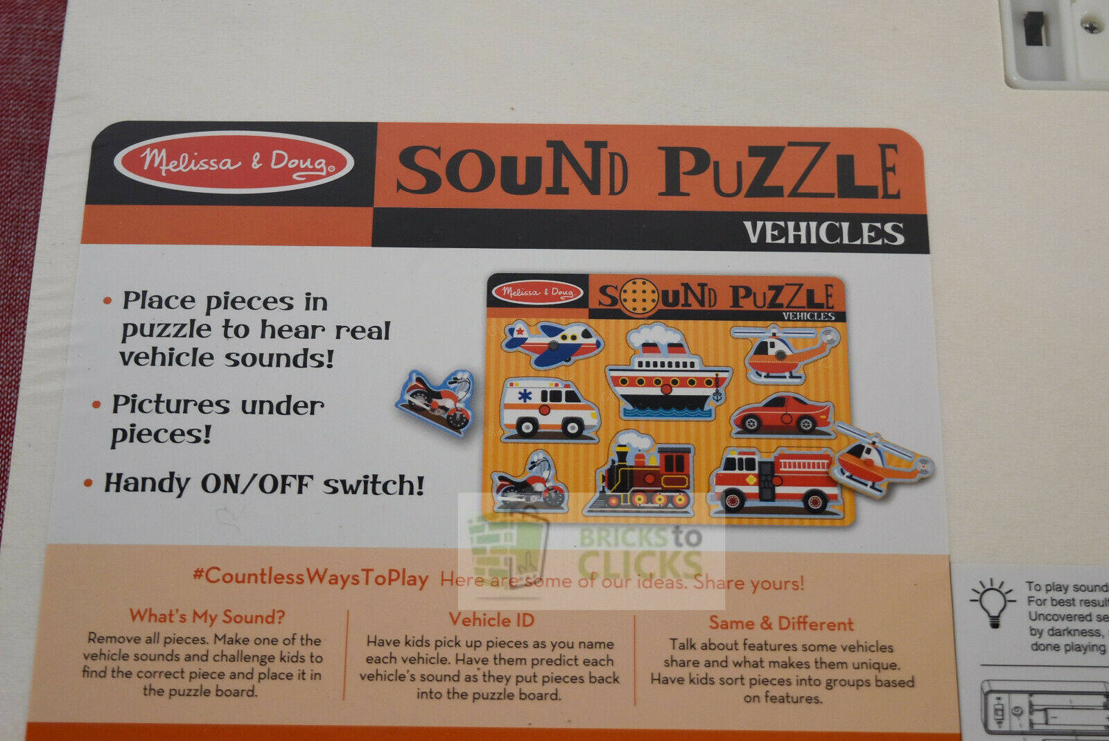 美国正品保证Melissa- Doug Vehicles Sound Puzzle_虎窝淘