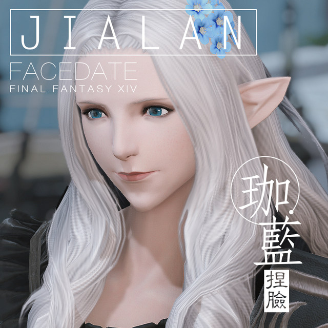 FF14 Final Fantasy 14 Pinch Face Data Face Elves Female Essence