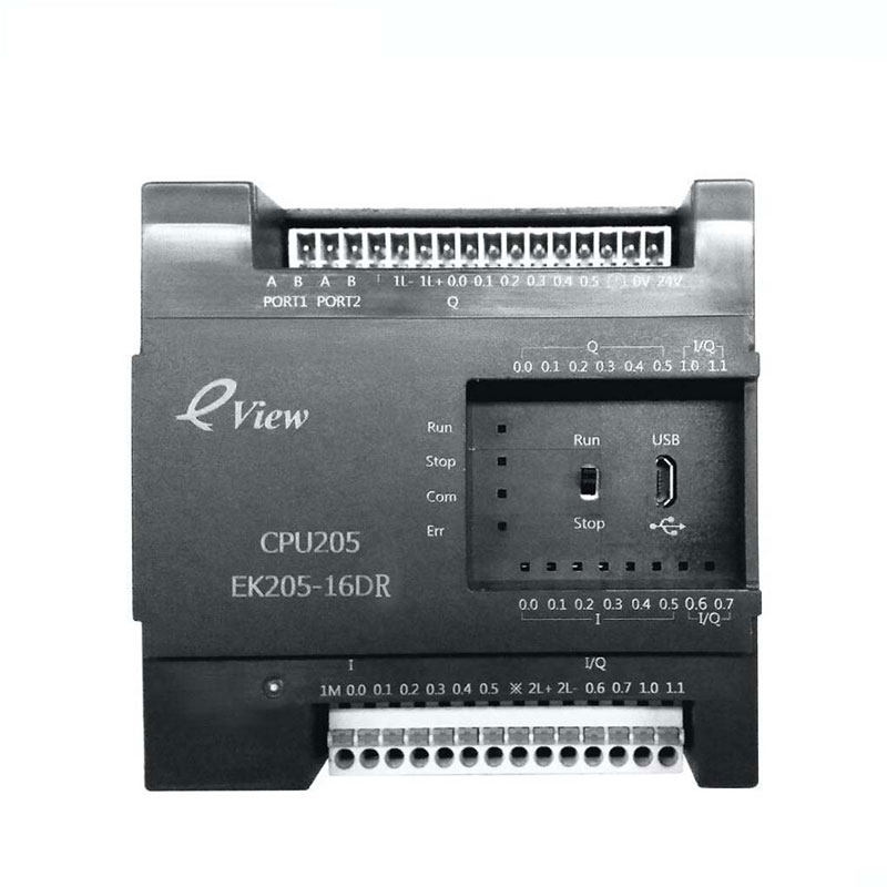 步科eView通用经济型PLC继电器EK205-DR工控cpu模块可编程控制器_虎窝淘