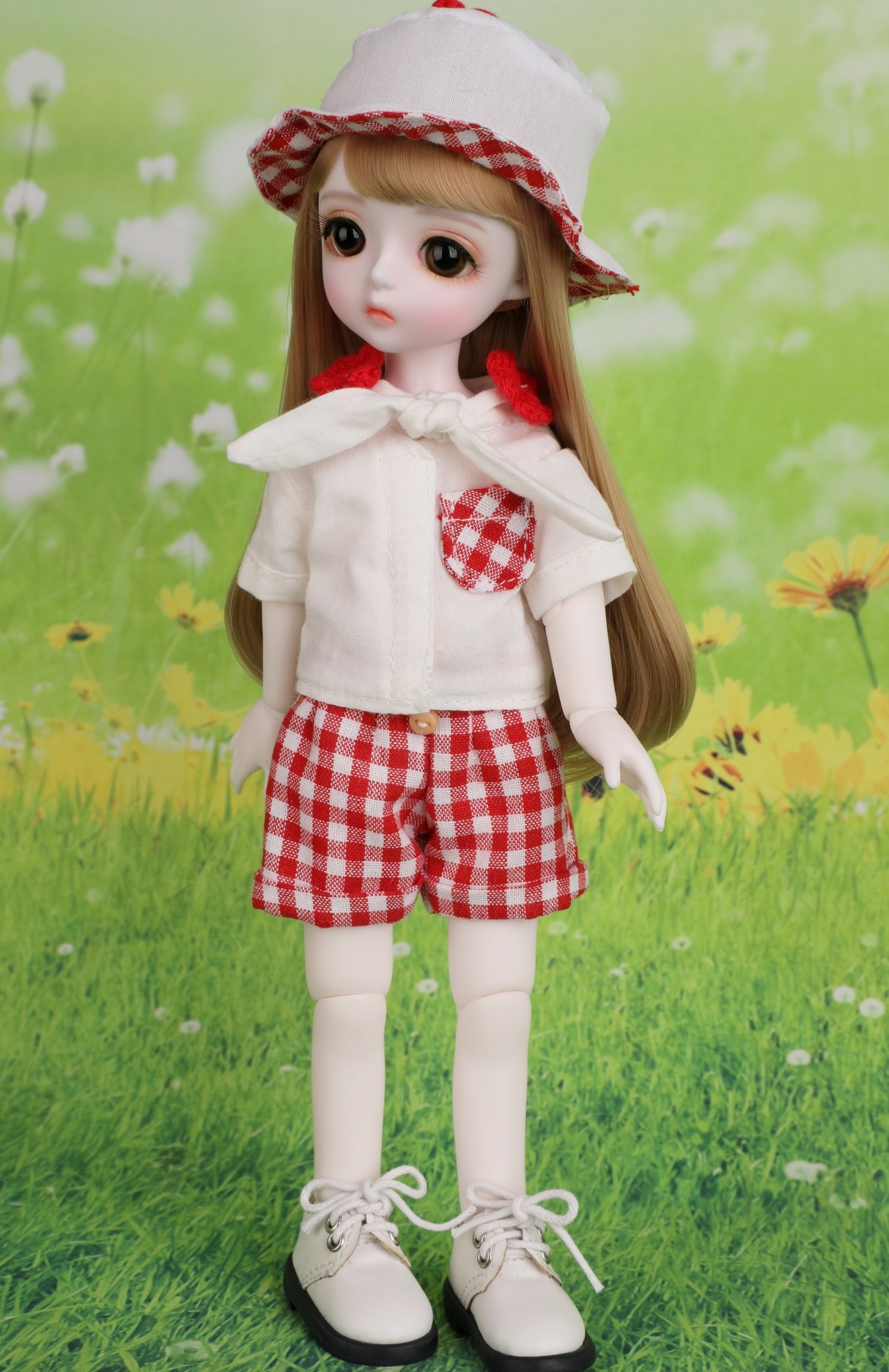 送妆闪发送妆包邮 BJD娃娃 Lina Miu 1/6分女关节玩偶_虎窝淘