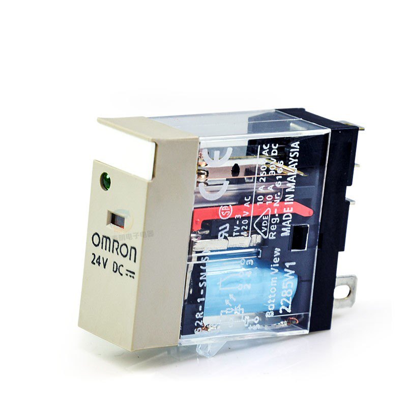 OMRON欧姆龙中间小型电磁继电器直流G2R-1-SN(S) DC24V伏5脚10A安_虎窝淘