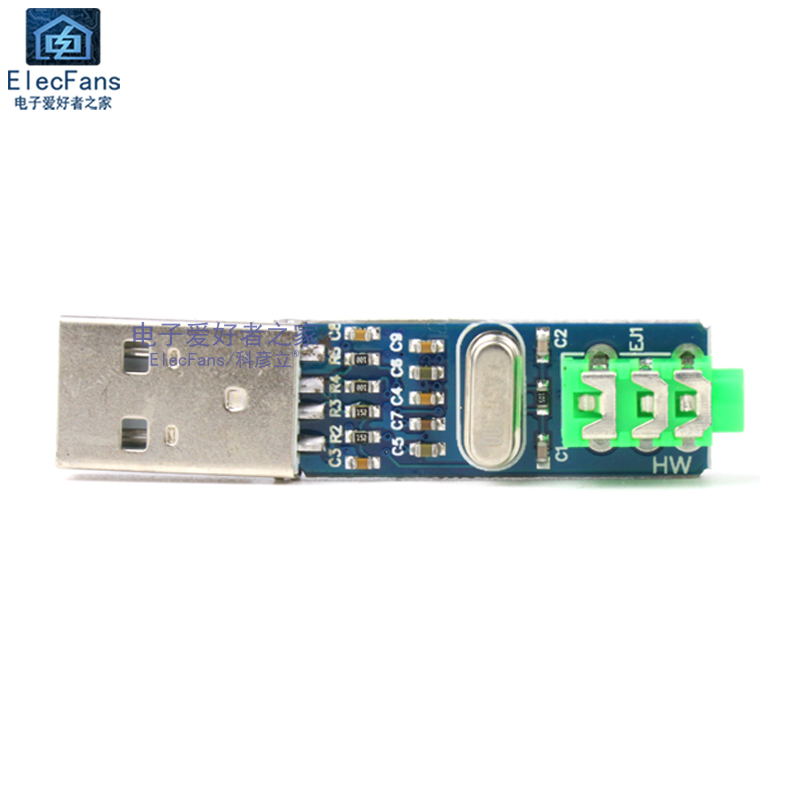 PCM2704解码器模块模拟DAC解码板台式机电脑笔记本外置USB声卡_虎窝淘