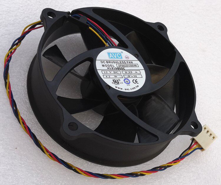 全新AVC 9025 9CM风扇 4线液压调速DF0922512SEHN 12V 0.35A圆形_虎窝淘