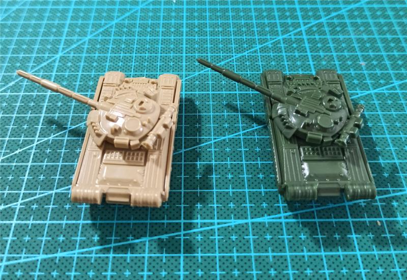 成品1:144迷你沙盘坦克模型苏联俄罗斯T80主战坦克双色满50包邮_虎窝淘