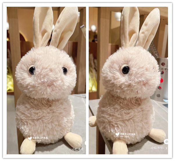 英国正品11.03 jellycat nuzzables rabbit小兔子玩偶_虎窝淘