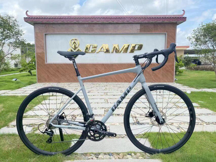 坎普CAMP坎普RADON X 18速线拉油碟版铝合金公路自行车碟刹公路车_虎窝淘