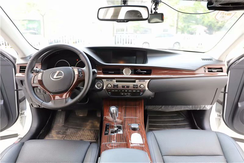 适用于13-14款雷克萨斯ES250 300h 350碳纤维桃木内饰贴改装中控_虎窝淘