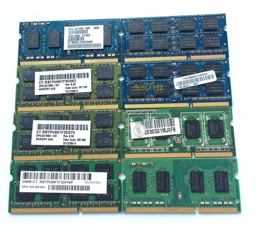 原装正品三代DDR3 4G 1066 1333 1600笔记本电脑内存条不挑板_虎窝淘