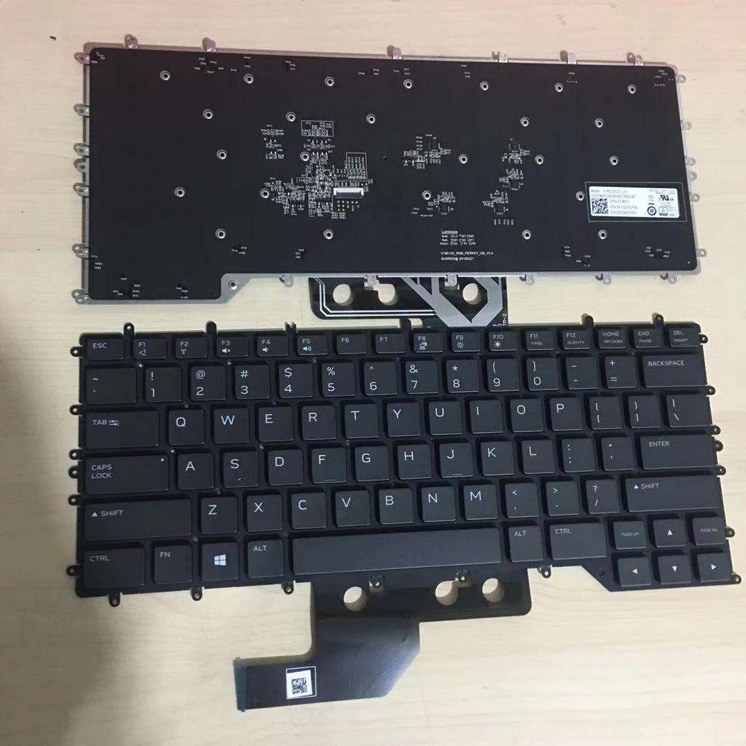 DELL戴尔外星人Alienware M15 R2 R3 P37E P79F键盘m17 RGB背光_虎窝淘