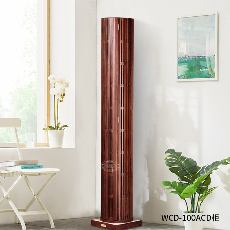 声元素音悦汇典WCD-100A实木CD柜扩散柱 CD收纳架 CD架唱片柜_虎窝淘
