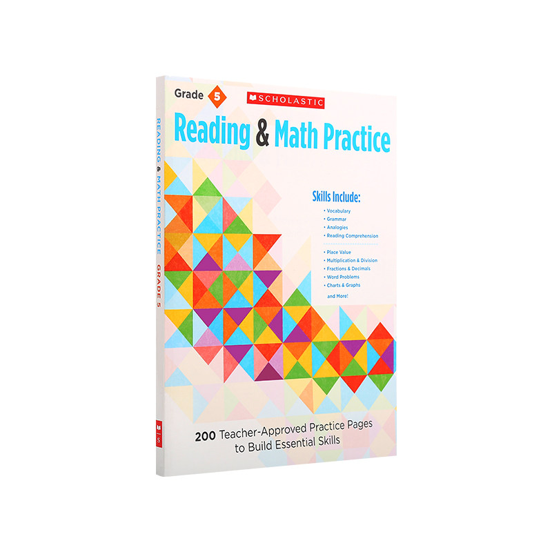 凯迪克图书 READING& MATH PRACTICE Grade 5英语启蒙认知_虎窝淘