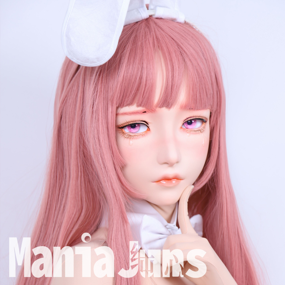 ManiaJuns纯心乳胶KIGURUMI头壳面具人偶月神系列DE硬质全头定制_虎窝淘