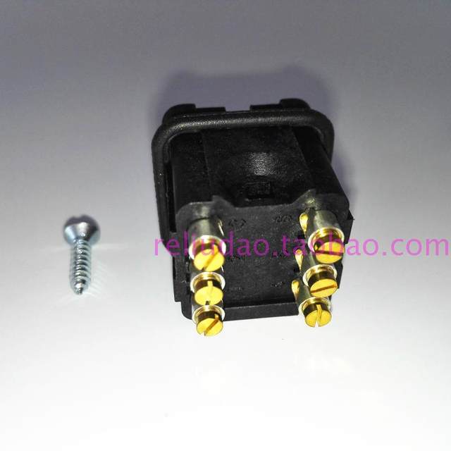 Harting low-voltage connector 09700062813 public 6-pin STAF-6-F-S ...