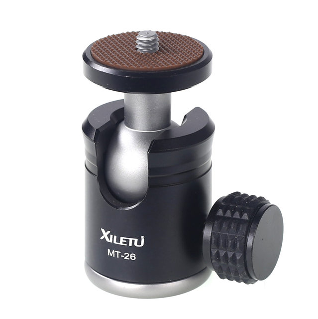 Xiletu mini metal rotating spherical small pan/tilt mobile phone SLR ...