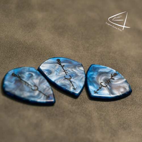 Eugene Guitar Picks Deep sea深海系列手工电吉他拨片2.2mm_虎窝淘