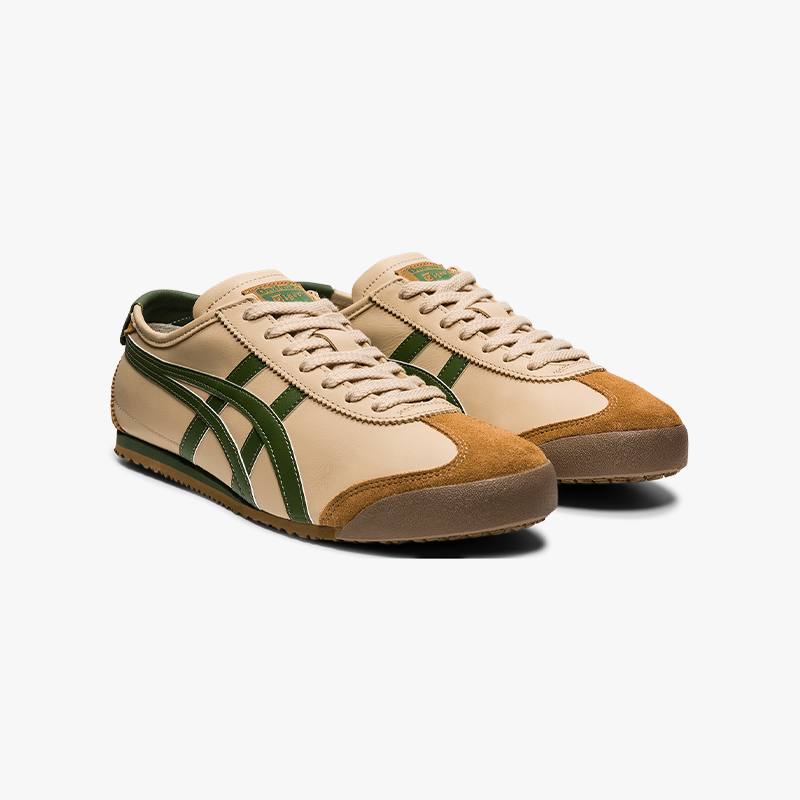 [经典]Onitsuka Tiger鬼塚虎MEXICO 66平底休闲鞋复古奶茶色DL408_虎窝淘