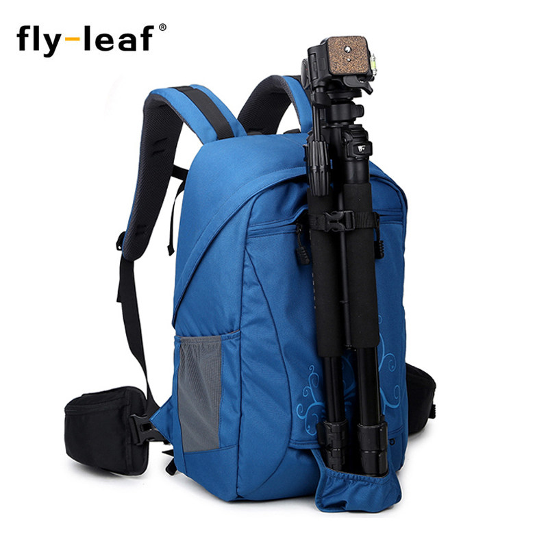 Flyleaf飞叶单反相机包佳能微单摄影包电脑包男女旅行双肩背包_虎窝淘