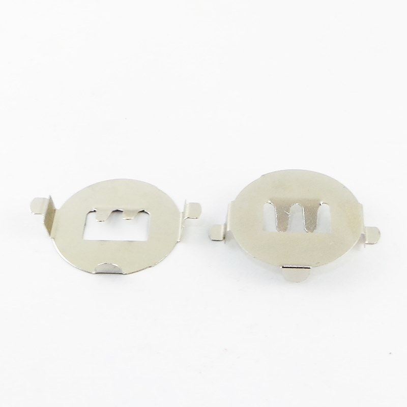 伯朗 CR2032电池扣 3V纽扣电池座贴片铁皮纽扣电池扣 10个=1元_虎窝淘