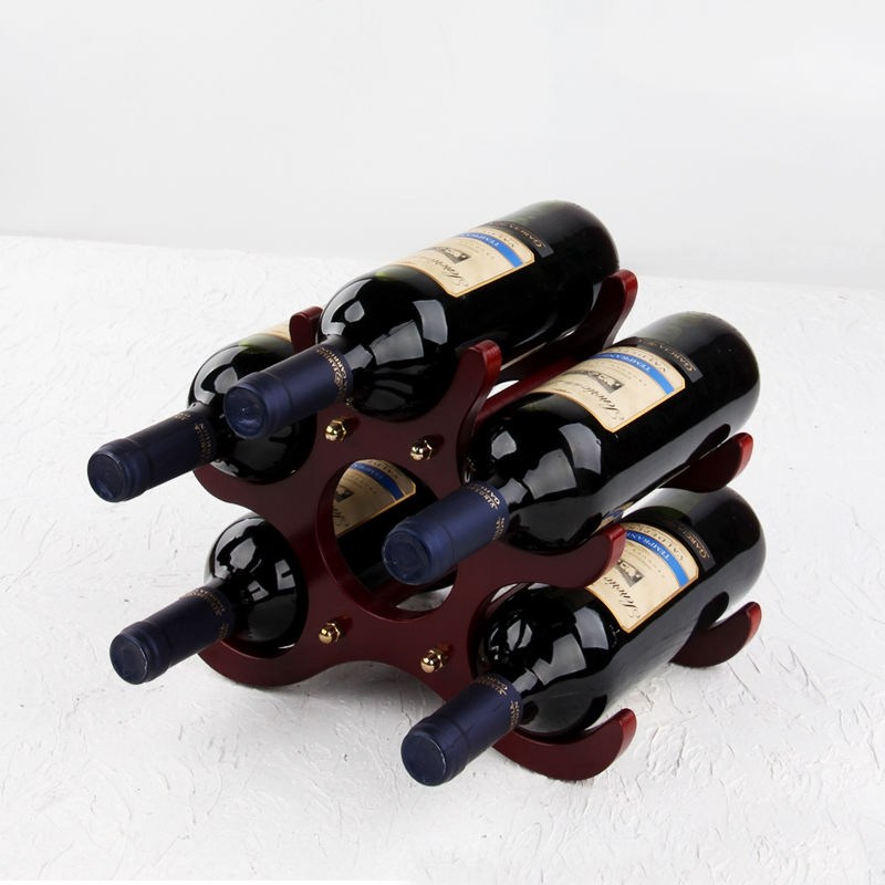 红酒架摆件木质欧式葡萄酒架创意收纳架家用柜展示架酒具时尚简约_虎窝淘