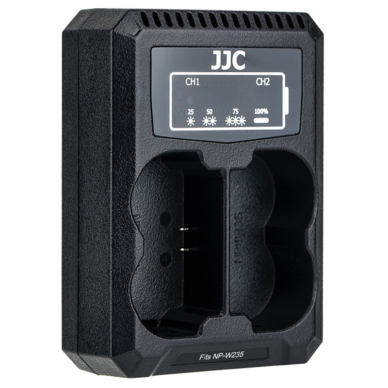 JJC适用富士NP-W235电池USB充电器富士GFX50SII GFX100S XT5 XT4 X-T4 XH2 XH2S X-H2S双槽座充相机配件_虎窝淘