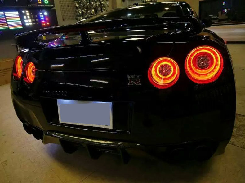 秀山专用于09-13款 Valenti GTR R35尾灯总成 GTR改装LED尾灯_虎窝淘