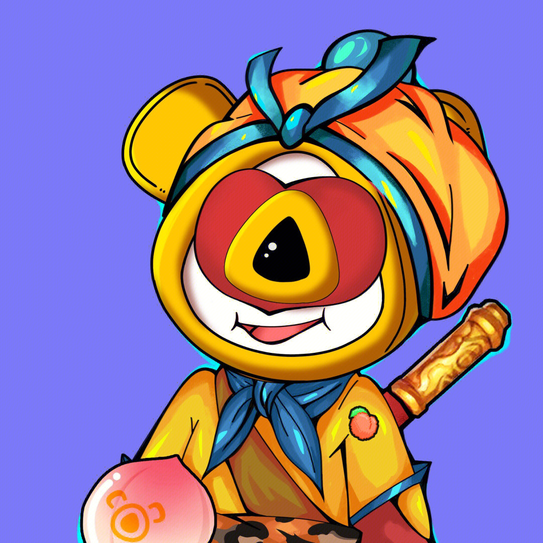 PFP头像像素画插画徽章原画批量生成3d头像设计动画动图藏品头像_虎窝淘