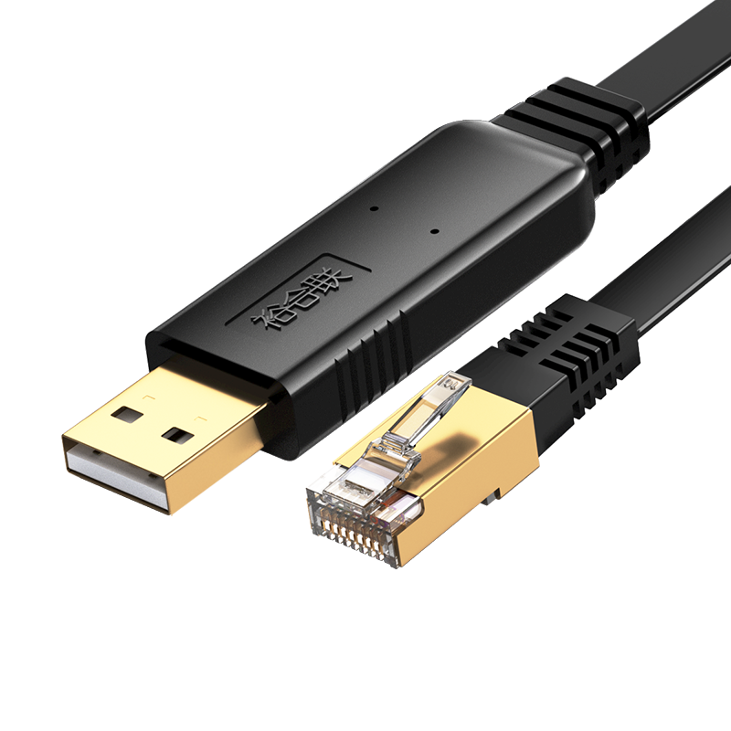usb转console调试线USB转RJ45串口232适用于路由器交换机串口232线控制线转console口转换线_虎窝淘