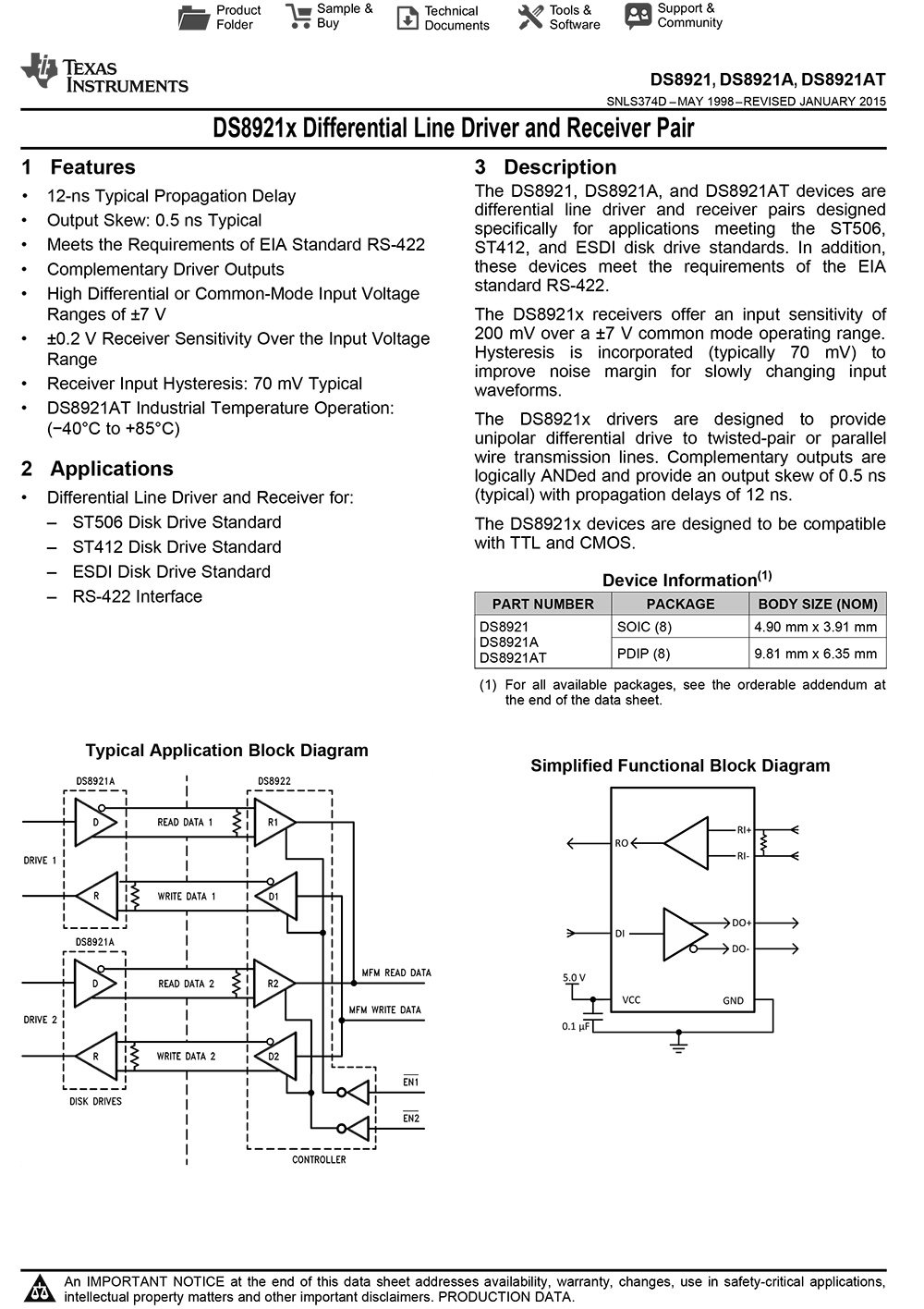 RS原装货源国半NS TI DS8921N发烧级 MBL常用数字输出驱动芯片_虎窝淘