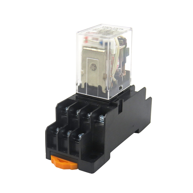 德力西小型中间继电器 CDZ9L-54P 14脚含底座 AC220V带灯DC24V_虎窝淘