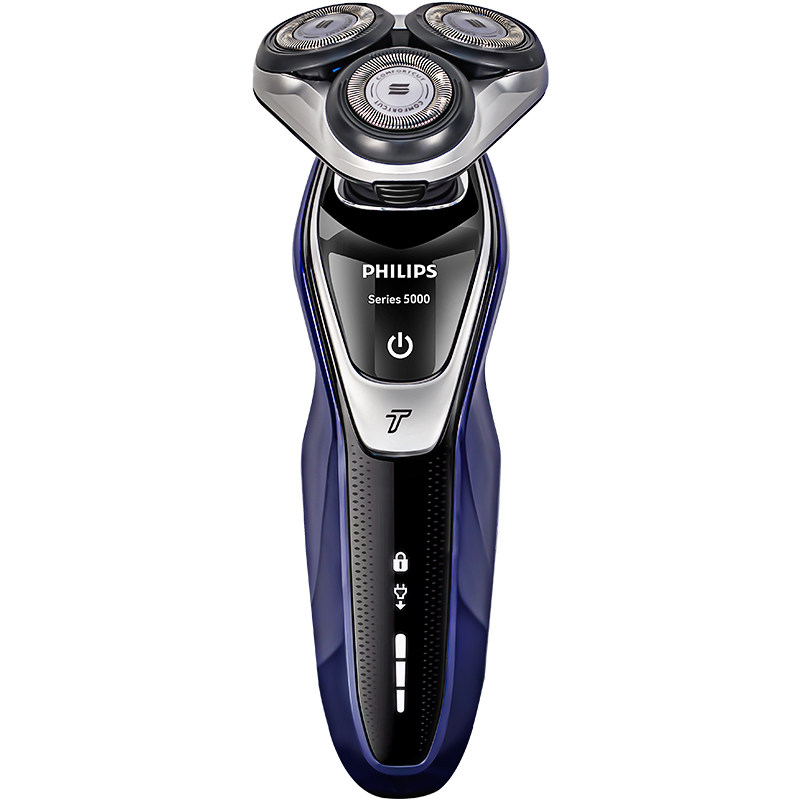 飞利浦剃须刀S5080刮胡子刀电动三头全身水洗充电式男S5351/S5082_虎窝淘