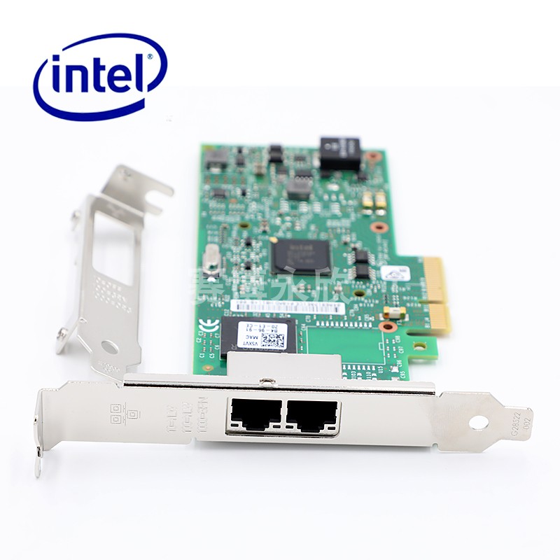 Intel英特尔网卡 I350T2BLK千兆双电口服务器网卡支持冗余虚拟化_虎窝淘