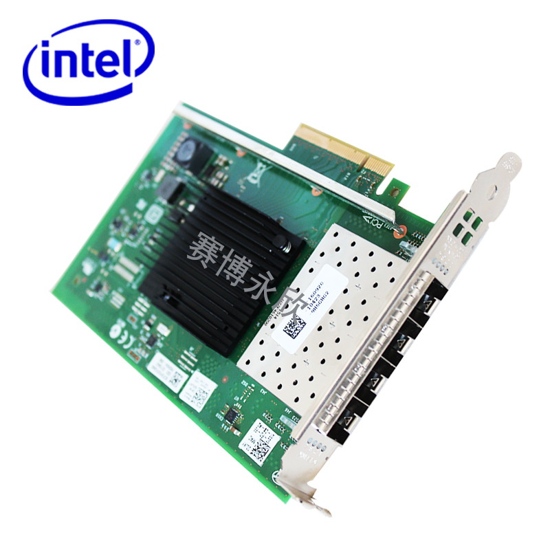 英特尔Intel万兆网卡X710DA4FHBLK四口万兆光纤网卡支持全高机箱10G 4口光纤网卡网络聚合虚拟化网卡_虎窝淘