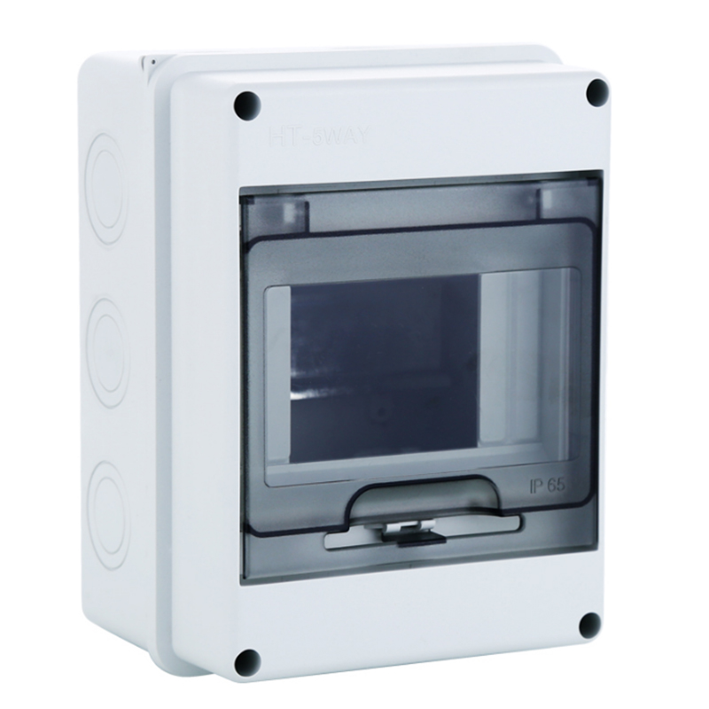 HT-5防水配电箱明装漏电保护空气开关盒户外防雨PZ30空开盒强电箱_虎窝淘