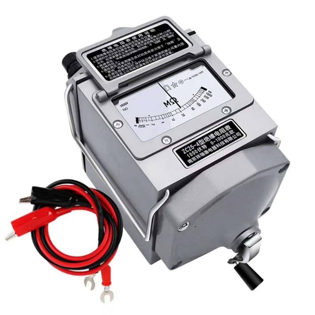 南京兆欧表500v指针式ZC25电工摇表电阻表5000V绝缘电阻测试仪_虎窝淘