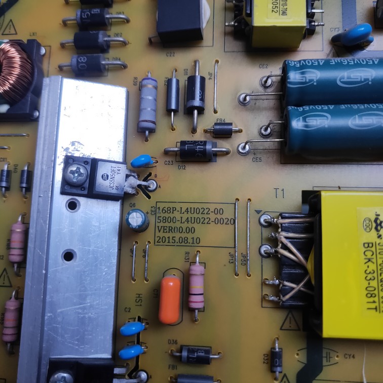 原装创维49X5 49D9 49E3500电源板168P 00 5800-L4U022-0020_虎窝淘